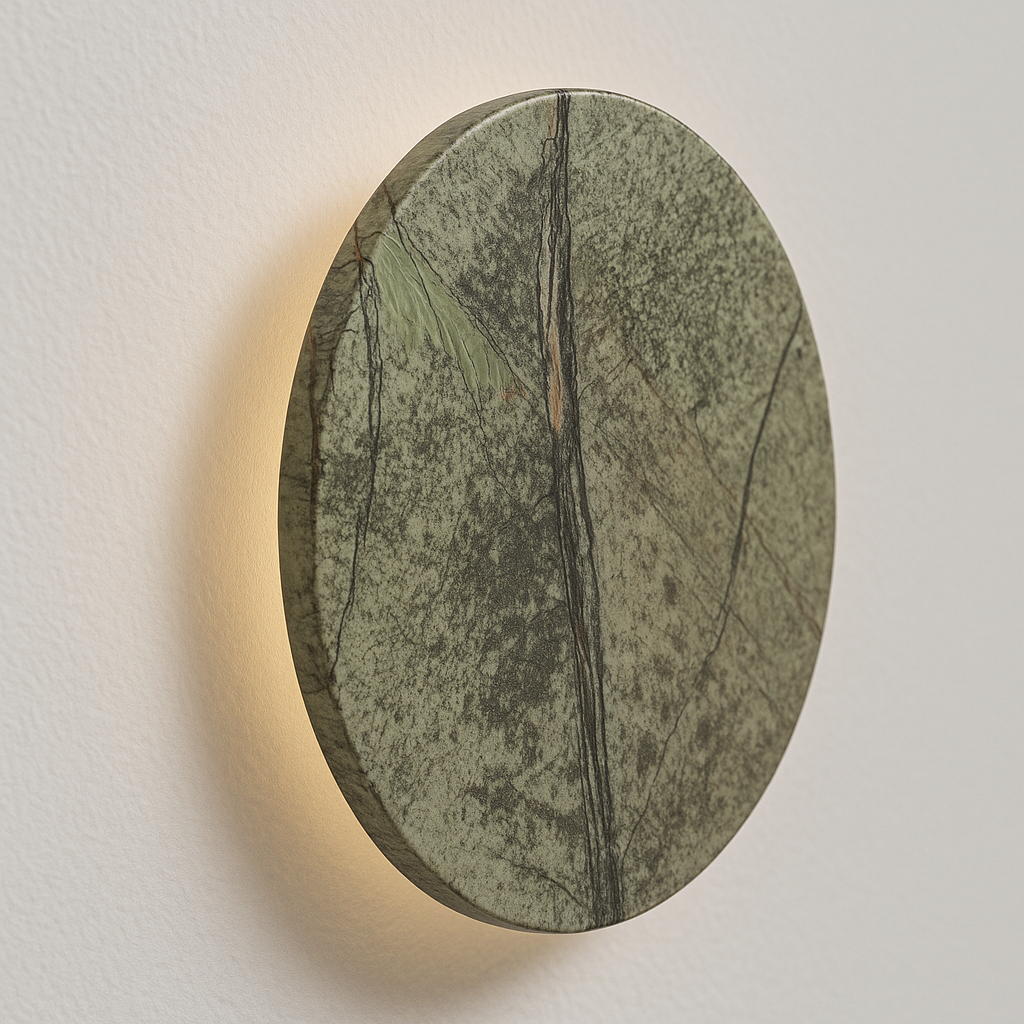 Luminária Arandela Moderna Minimalista Mármore Verde LED Sorentte - ORNE™